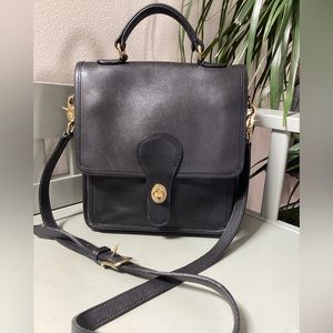Coach | Bags | Vintage Black Leather Coach Station Bag | Poshmark